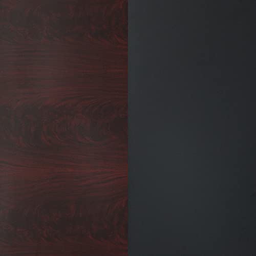 Flash Furniture Glenbrook 30'' x 42'' Rectangular Table Top with Black or Mahogany Reversible Laminate Top