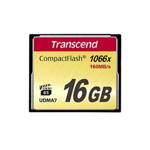 transcend 16gb compactflash memory card 1000x (ts16gcf1000)