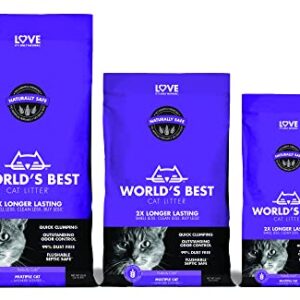 World's Best Cat Litter, Scented Clumping Litter Formula for Multiple Cats, 28-Pounds