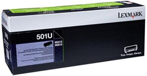 lexmark 50f1u00 ultra high yield return program toner,black