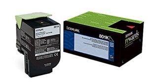 lexmark 80c10k0 black return program toner