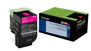 lexmark 80c10m0 magenta return program toner