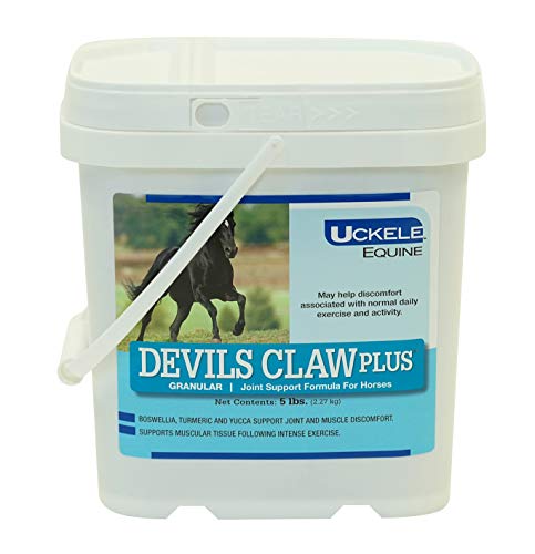 Uckele Devils Claw Plus Powder Horse Supplement - Equine Vitamin & Mineral Supplement - 5 Pound (lb)