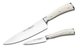 wusthof classic ikon creme 2-piece starter knife set