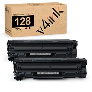 v4ink compatible crg 128 ce278a toner cartridge replacement for canon 128 hp 78a for canon d530 d550 lbp6230dw lbp6200d l190 mf4890dw mf4880dw mf4450 mf4550d mf4570dn hp p1606dn p1600 m1536dnf 2 pack