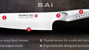 Global SAI-M06, SAI Vegetable Knife, 6", Stainless Steel