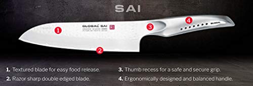 Global SAI-M06, SAI Vegetable Knife, 6", Stainless Steel