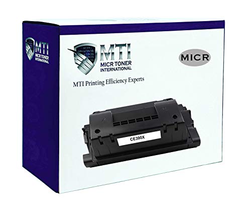 MICR Toner International Compatible Magnetic Ink Cartridge Replacement for HP CE390X 90X Laser Printers M602 M603 M4555