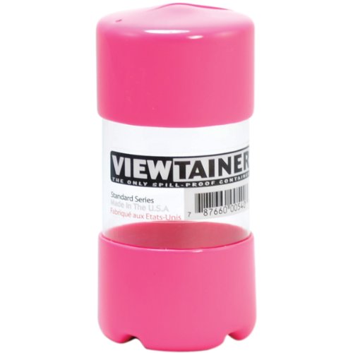 Viewtainer Storage Container, 2 x 4-Inch, Pink