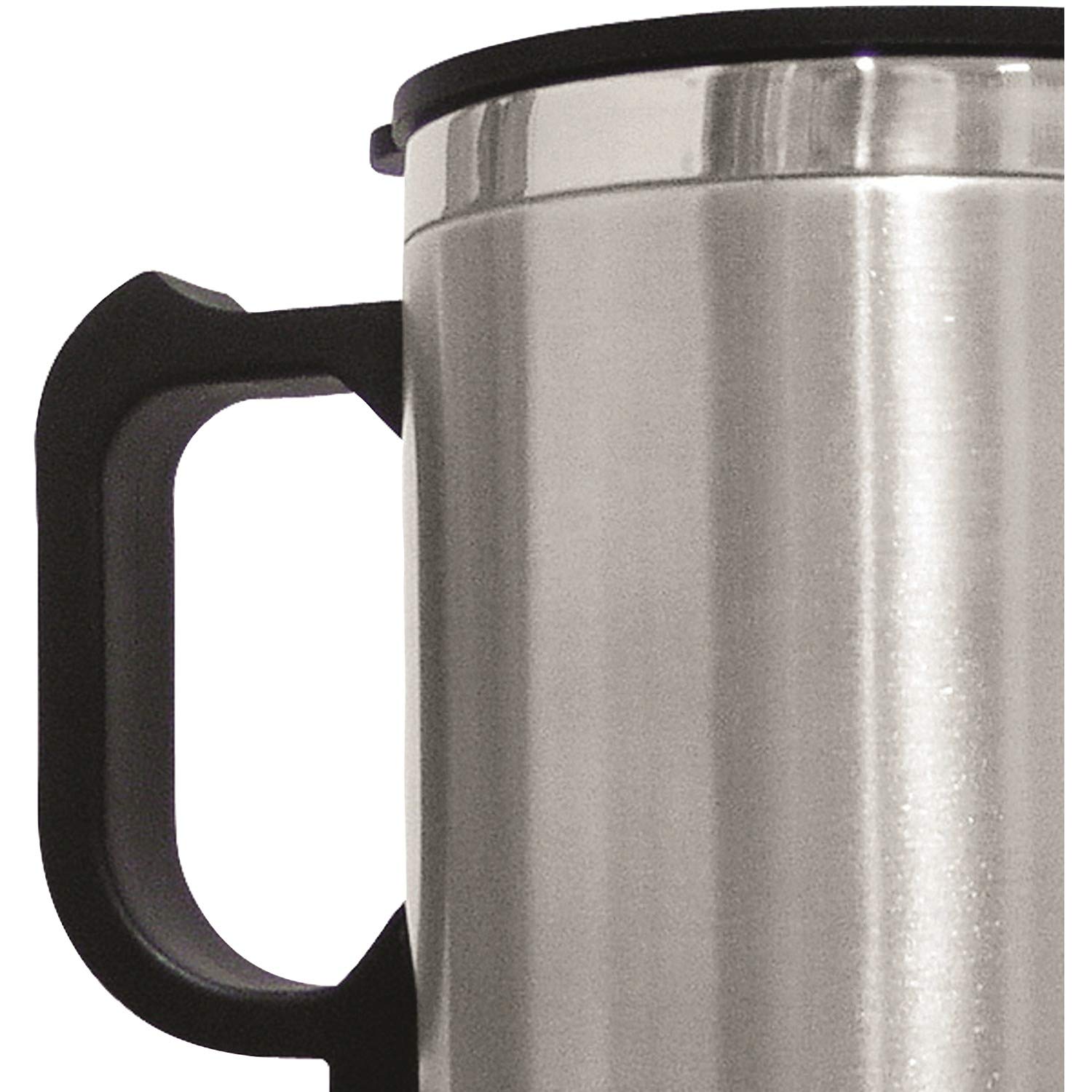 Brentwood Travel Mug 12 Volt Heated, 1 Count (Pack of 1), Stainless Steel