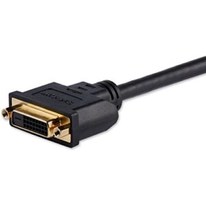 StarTech.com HDMI Male to DVI Female Adapter - 8in - 1080p DVI-D Gender Changer Cable (HDDVIMF8IN)