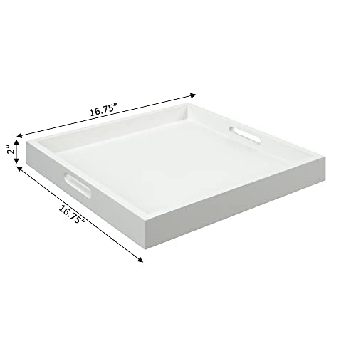 Convenience Concepts Palm Beach Tray, White