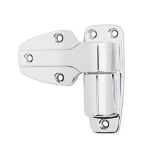 kason 1246 reversible cam-rise hinge, flush offset, polished chrome finish, 11246000028