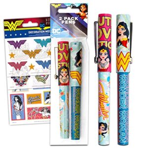 inkworks wonder woman gel pens, 2 count