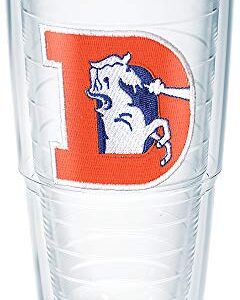 Tervis Made in USA Double Walled NFL Denver Broncos Insulated Tumbler Cup Keeps Drinks Cold & Hot, 24oz - No Lid, Legacy