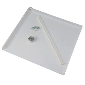 westland sales pi-22 drain-a-way pan 24" x 22.5" , white