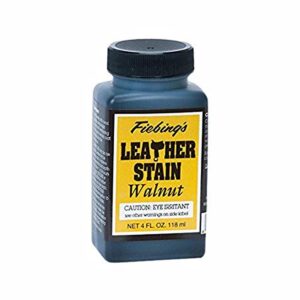 fiebing's leather stain, 4 oz, walnut