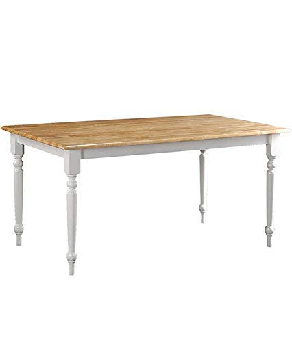 Boraam Farmhouse Table, White/Natural