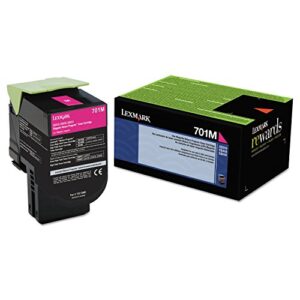 lex70c10m0 - lexmark 70c10m0 toner lex-701m 1000 page-yield