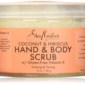 Shea Moisture Sheamoisture Coconut & Hibiscus Hand & Body Scrub, 12 Oz