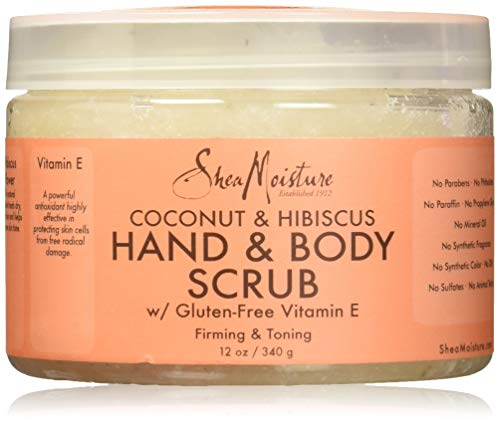 Shea Moisture Sheamoisture Coconut & Hibiscus Hand & Body Scrub, 12 Oz