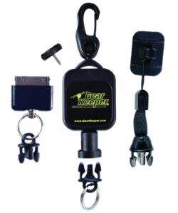 hammerhead industries gear keeper smartphone retractor rt5-5470 – features heavy-duty multiple mount-snap clip/threaded stud with q/ci lanyard - made in usa