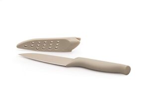 berghoff eclipse ceramic coated paring knife, tan