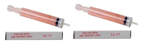 Tri Electronics Gold Tester Gel Tube Refill Cartridge TB-24 GT-4000 GXL-24 2 Pcs