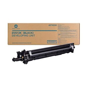 brand new oem in the box dv612k a0tk03d black developing unit for konica minolta bizhub c452/c552/c652 copier/printer