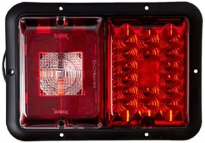 bargman 47-84-808 horizontal mount taillight, red