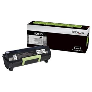 lexmark 50f0h0g 500hg ms310 ms312 ms315 ms410 ms415 ms510 ms610 toner cartridge (black) in retail packaging