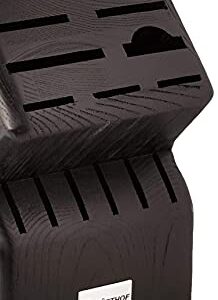 WÜSTHOF 17-Slot Black Knife Storage Block