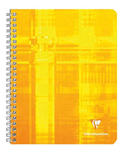 Clairefontaine - Wirebound Notebook 6.75" x 8.63" French or College Ruled – 120 Pages