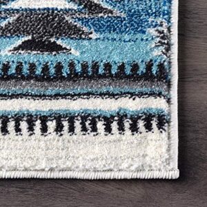 nuLOOM Amparo Area Rug, 5x7, Aqua