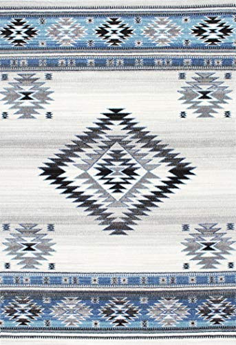 nuLOOM Amparo Area Rug, 5x7, Aqua