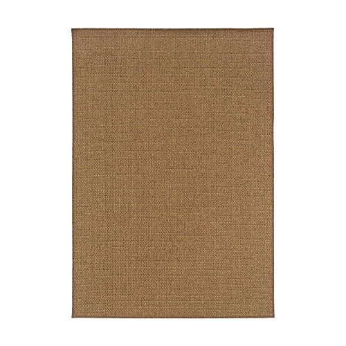 Oriental Weavers 2160N Karavia Area Rug, 3-Feet 7-Inch by 5-Feet 6-Inch, Tan