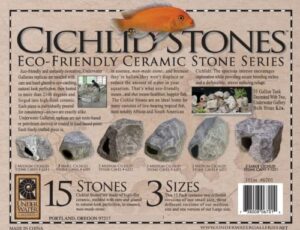 underwater galleries aug6701 15-pack cichlid stone