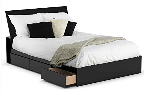 Avenue Full Size Headboard from Nexera, Black