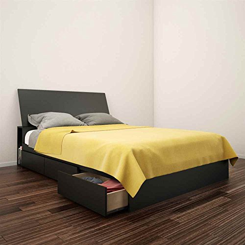 Avenue Full Size Headboard from Nexera, Black