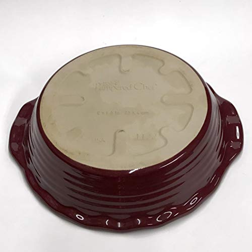 Pampered Chef Stoneware Deep Dish Pie Plate