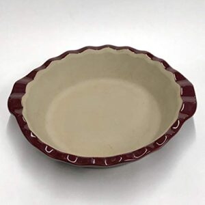 Pampered Chef Stoneware Deep Dish Pie Plate