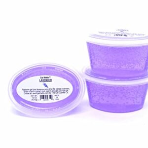 3 Pack Lavender Aroma Gel Melts for Warmers and Burners by The Gel Candle Company Peel, MELT and Enjoy