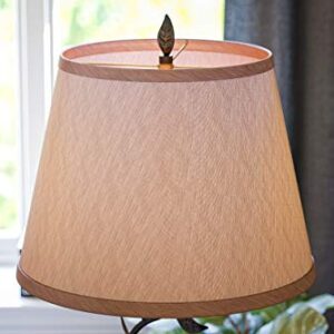 Kenroy Home 32239ORB Ashlen Table Lamp with Oil Rubbed Bronze Finish, Rustic Style, 31" Height, 15" Width, 15" Depth