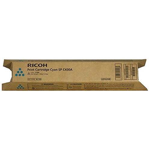 Ricoh 821105, 821106, 821107, 821108 4-Color Toner Cartridge Set for Aficio SP C430DN