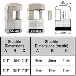 Master Lock - 5 Trailer Locks Keyed Alike #5KA-37940-37