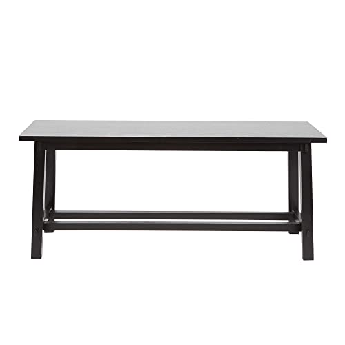 Decor Therapy Kyoto Wooden Bench, Black