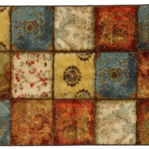 Mohawk Home Free Flow Artifact Panel Patchwork Accent Area Rug, 1'8"x2'10", Multi