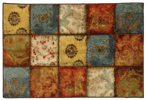 Mohawk Home Free Flow Artifact Panel Patchwork Accent Area Rug, 1'8"x2'10", Multi