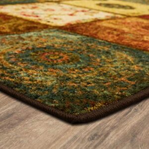 Mohawk Home Free Flow Artifact Panel Patchwork Accent Area Rug, 1'8"x2'10", Multi