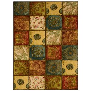 Mohawk Home Free Flow Artifact Panel Patchwork Accent Area Rug, 1'8"x2'10", Multi